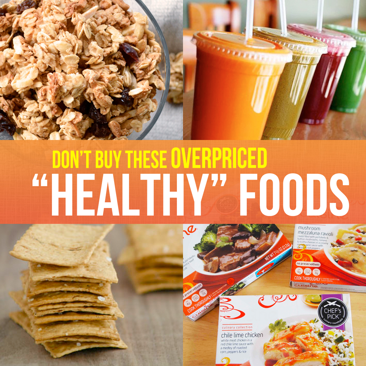 Don't Buy These Overpriced "Healthy" Foods - Protein2o